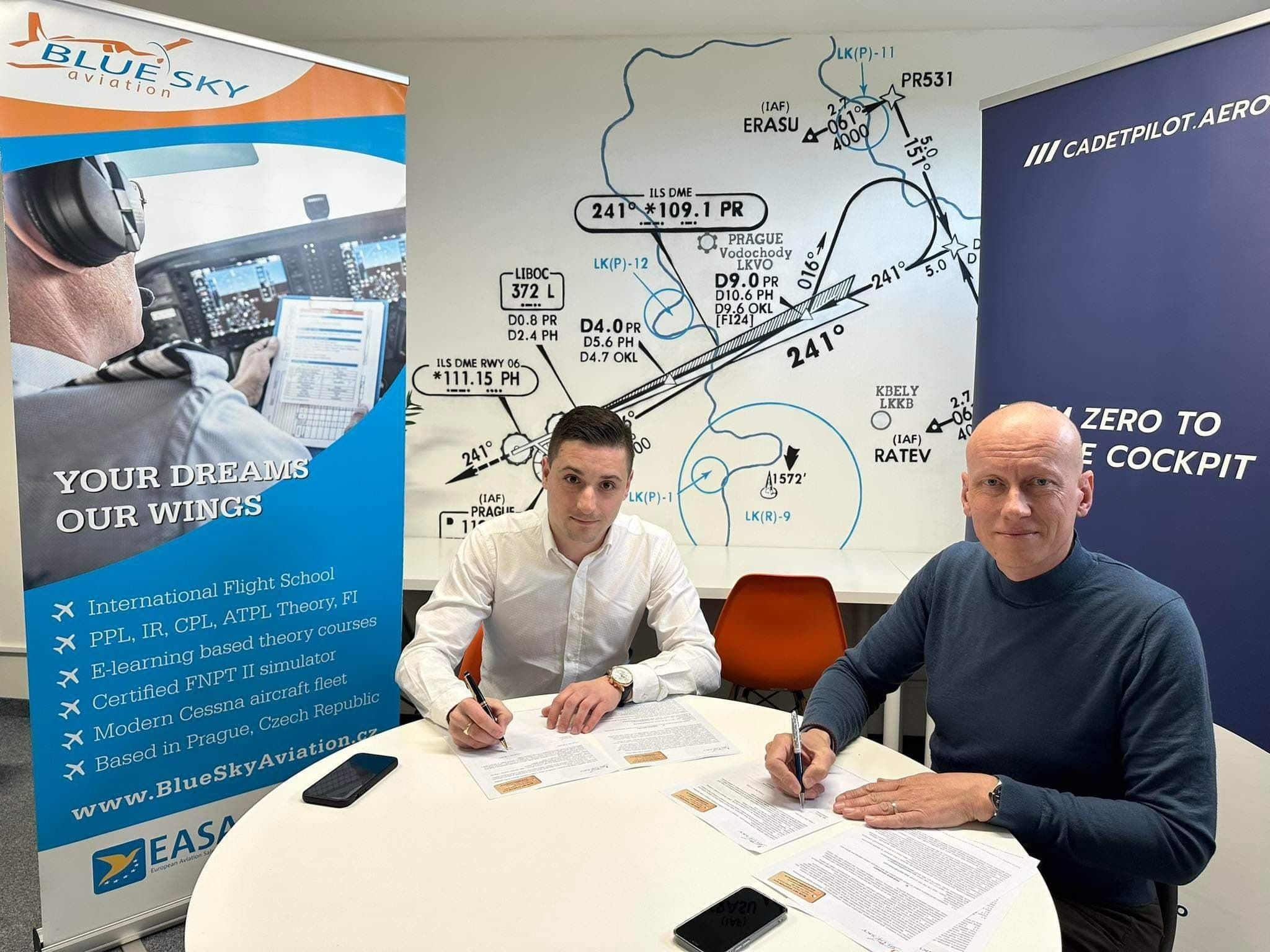 Collaboration with Blue Sky Aviation